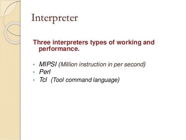 Interpreter