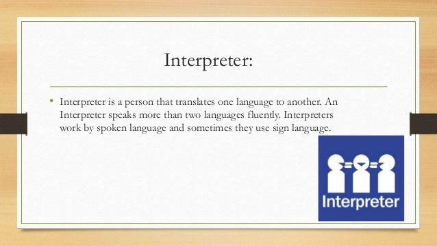 Interpreter