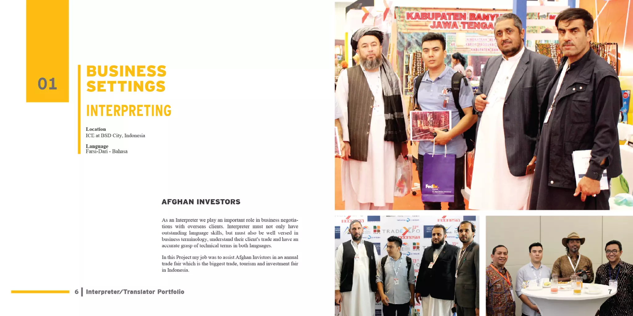 Interpreter/translator portfolio | PDF
