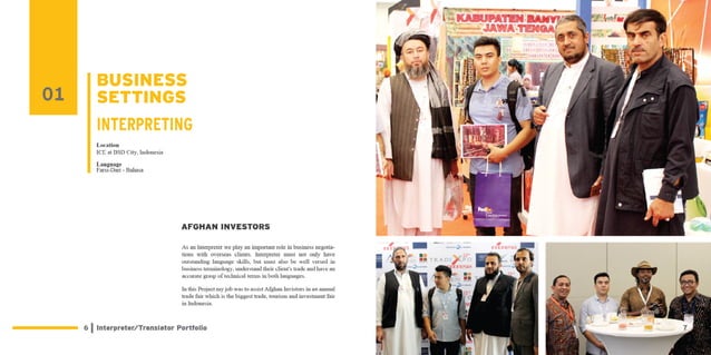 Interpreter/translator portfolio | PDF