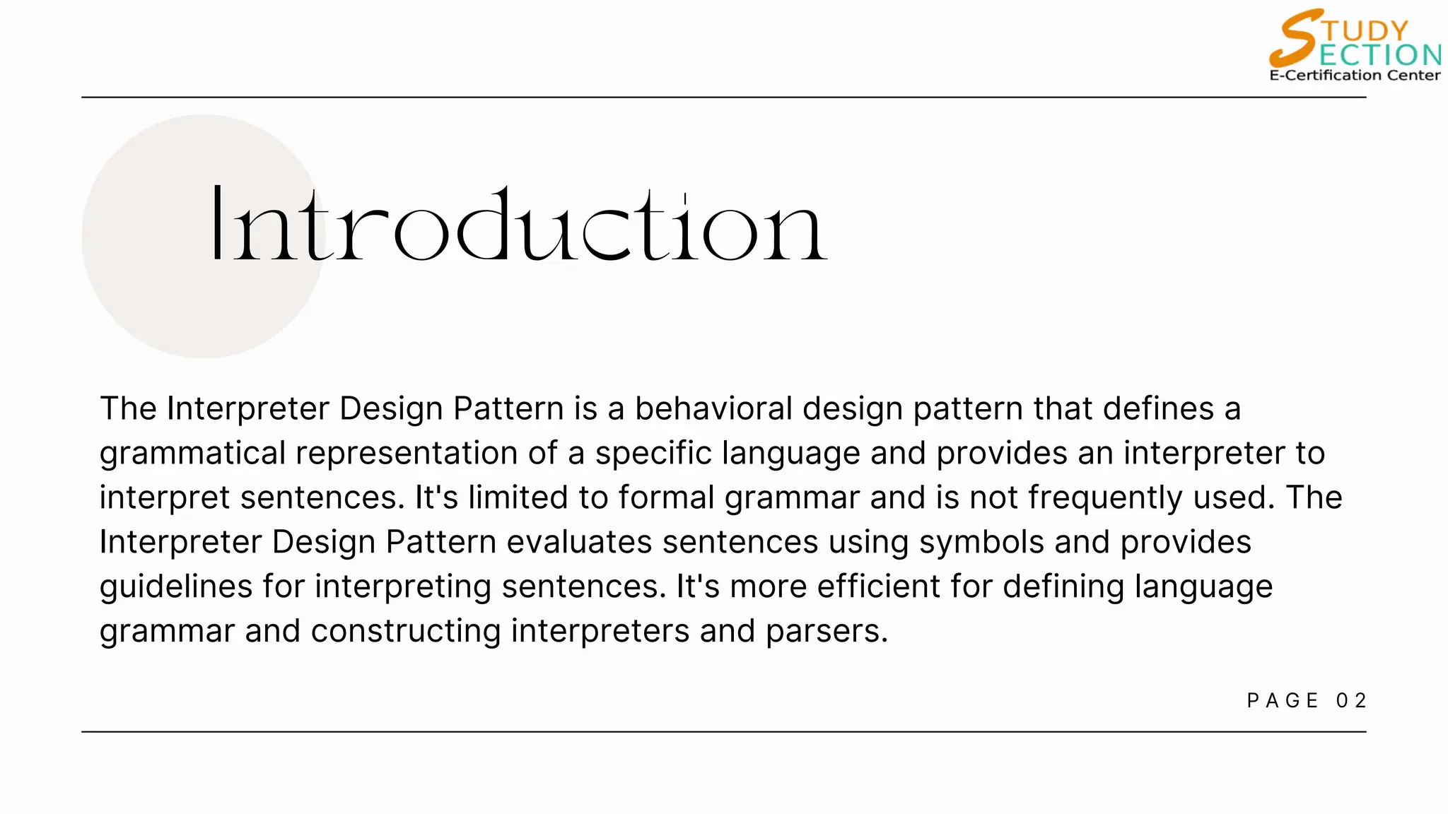 Explained: Interpreter Design Pattern and its Components | PDF | Programming Languages | Computing