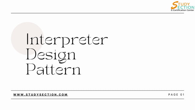 Explained: Interpreter Design Pattern and its Components | PDF | Programming Languages | Computing