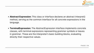 Explained: Interpreter Design Pattern and its Components | PDF