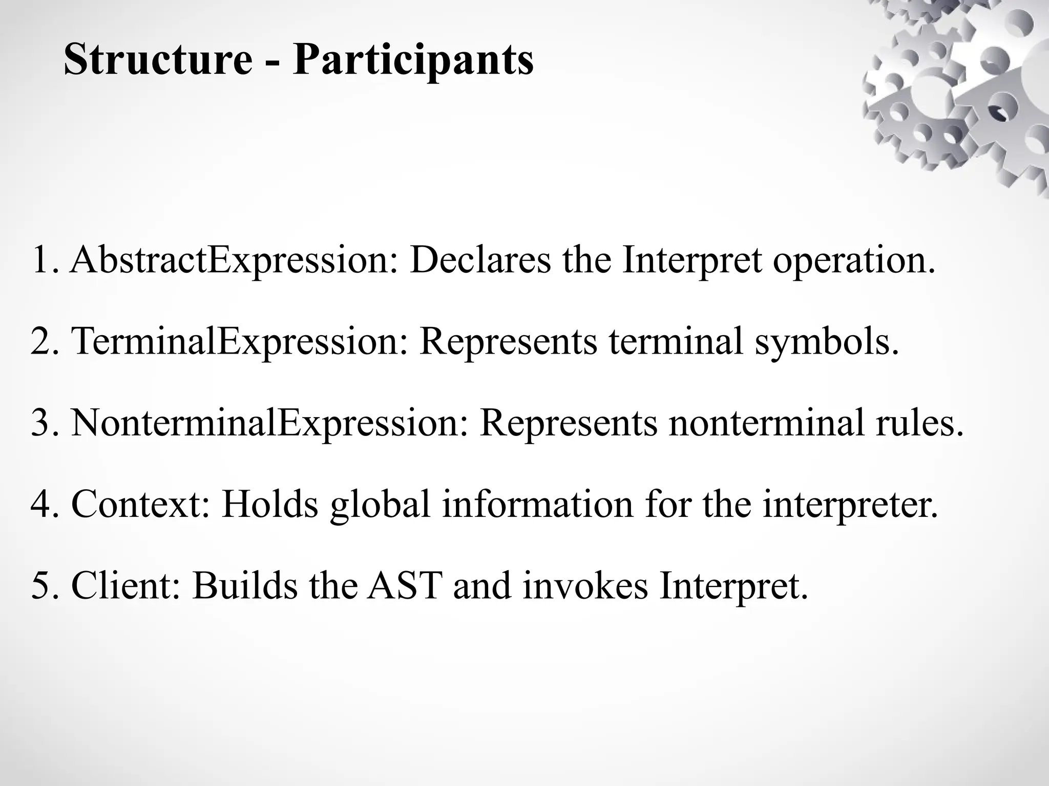 Interpreter design pattern ppt (2) (1).pptx