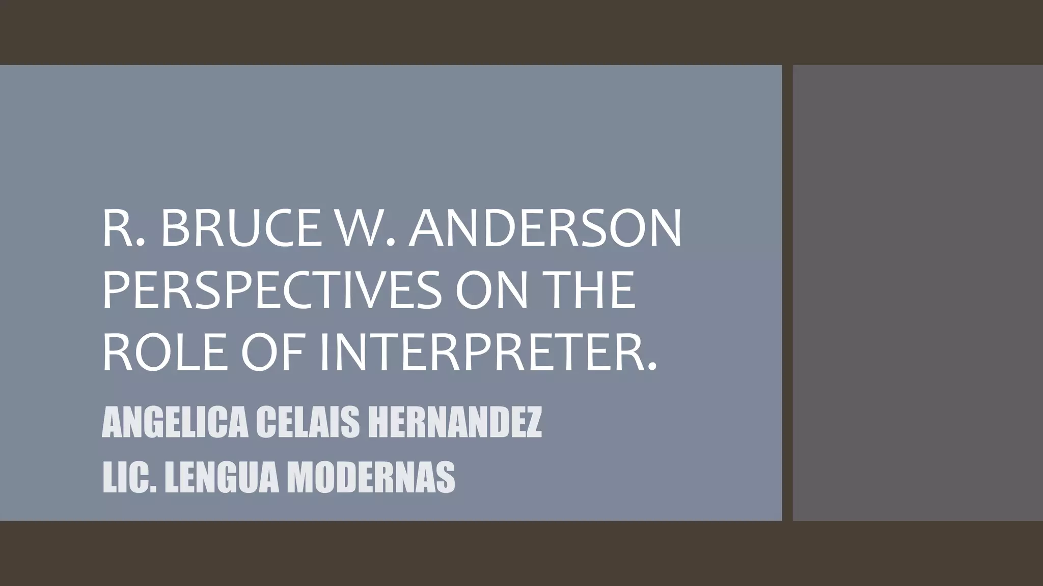 Interpreters | PPT