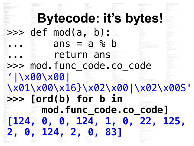 Bytes In The Machine Inside The Cpython Interpreter