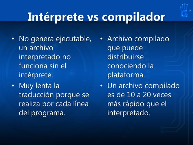 Interprete vs compilador