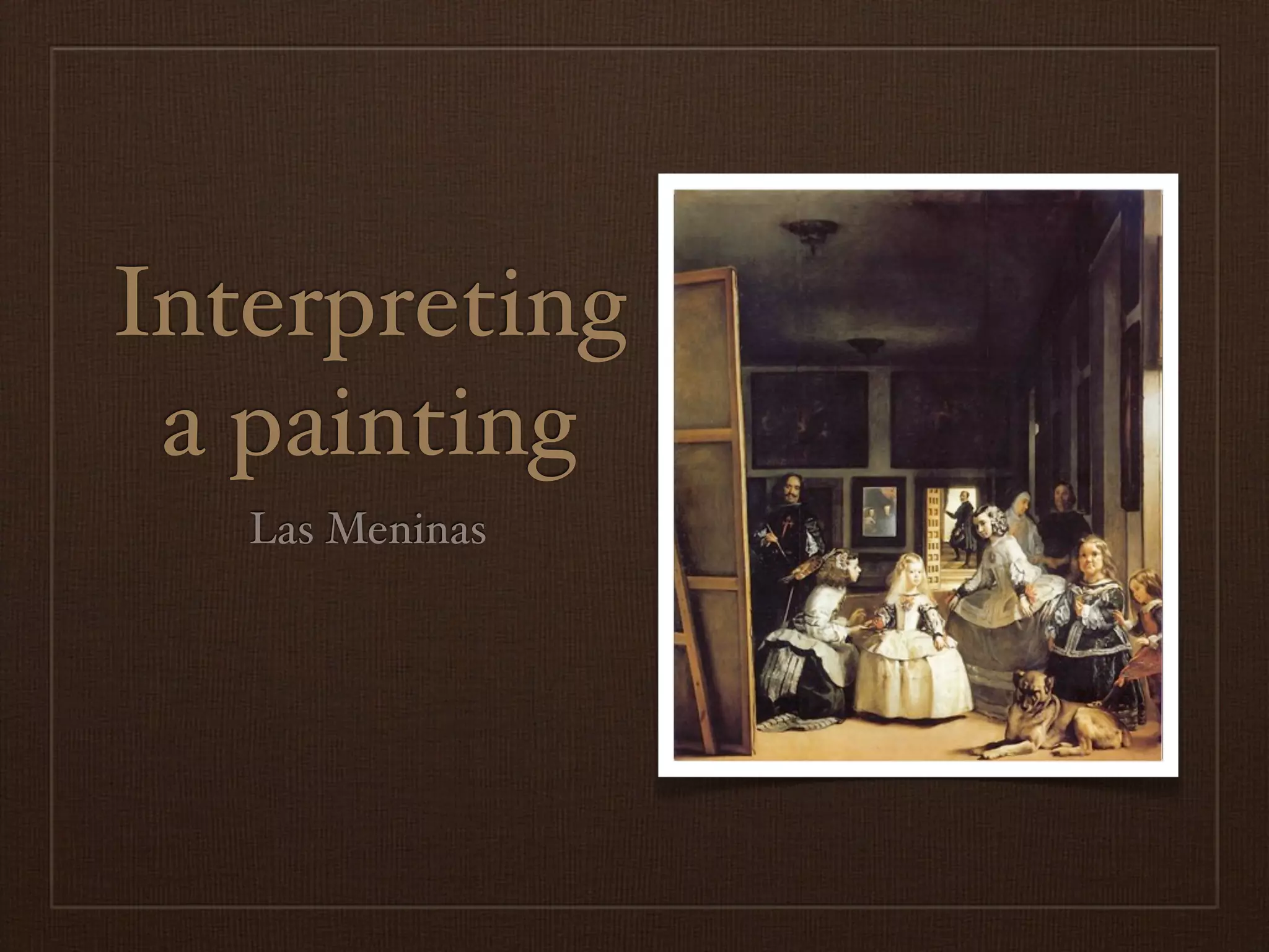 Interpreting a painting | PPT