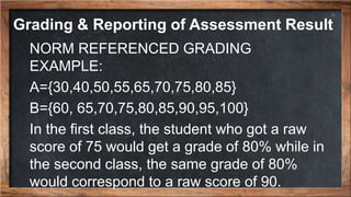 Interpreting Assessment and Reporting | PPTX