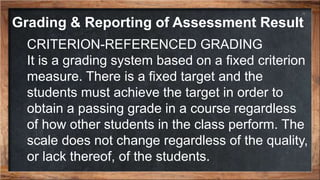 Interpreting Assessment and Reporting | PPTX