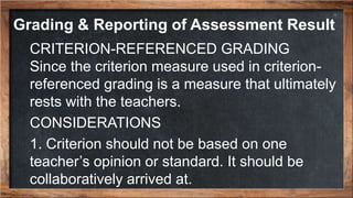 Interpreting Assessment and Reporting | PPTX