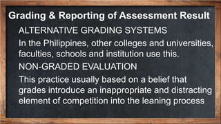 Interpreting Assessment and Reporting | PPTX