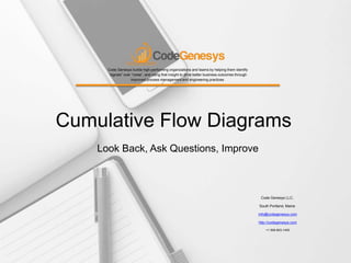 Interpreting Cumulative Flow Diagrams | PPTX