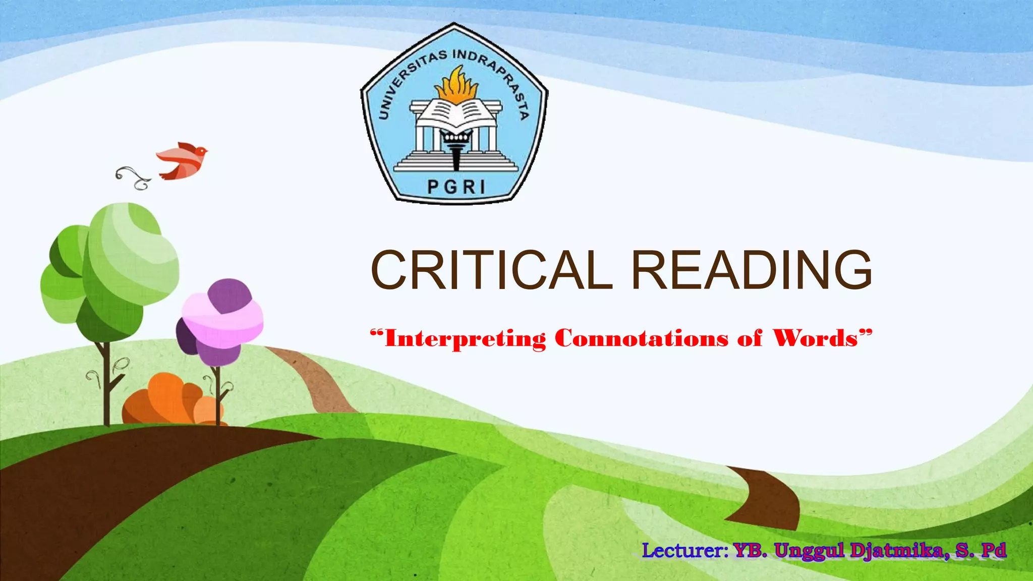 Interpreting Connotations of Words | PPT