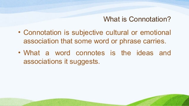 Interpreting Connotations of Words