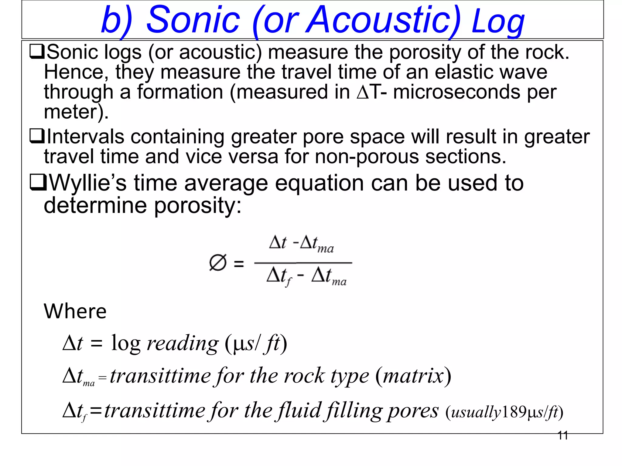 Interpreting geophysical well logs | PDF