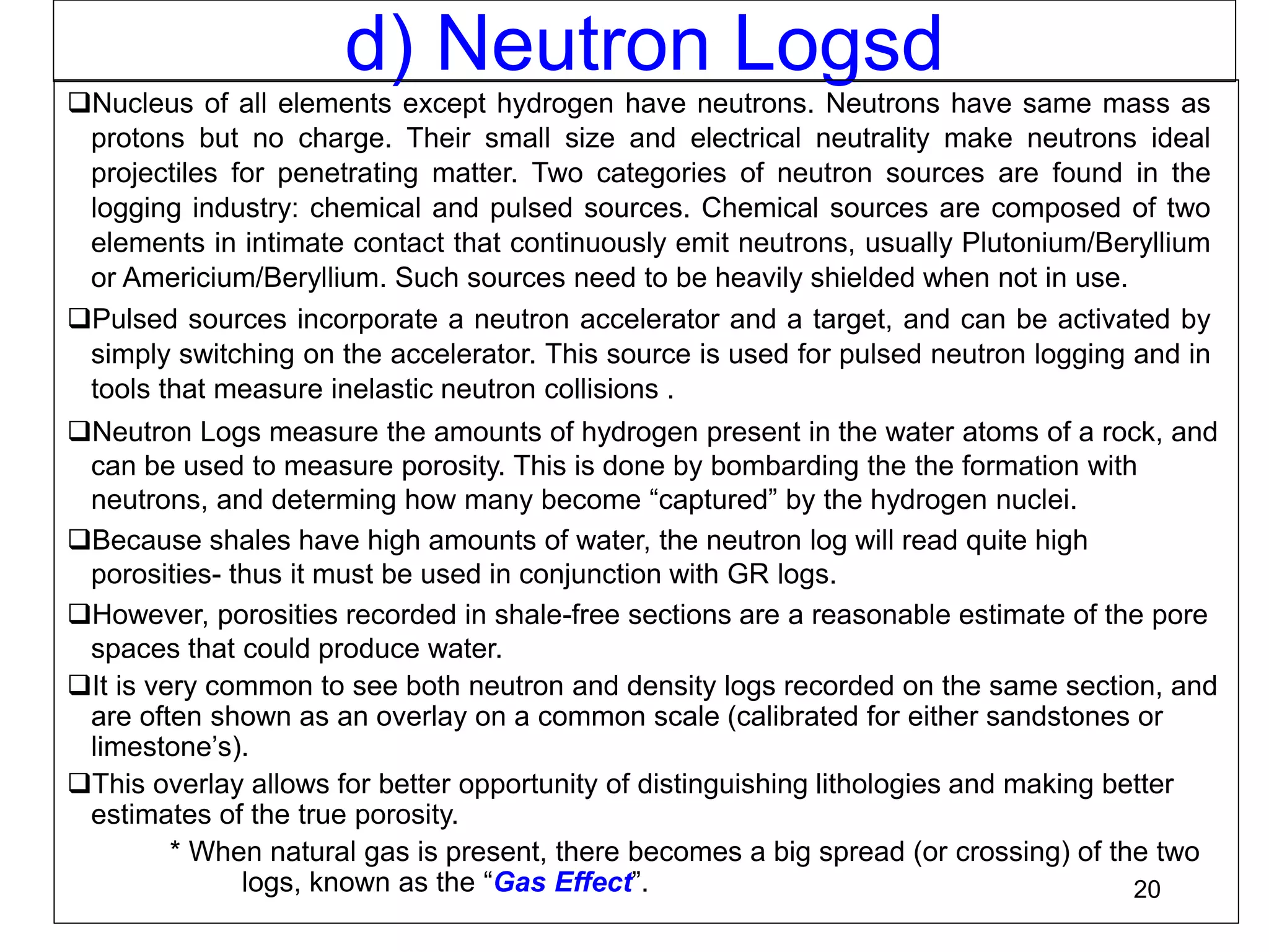 Interpreting geophysical well logs | PDF
