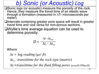 Interpreting geophysical well logs | PDF