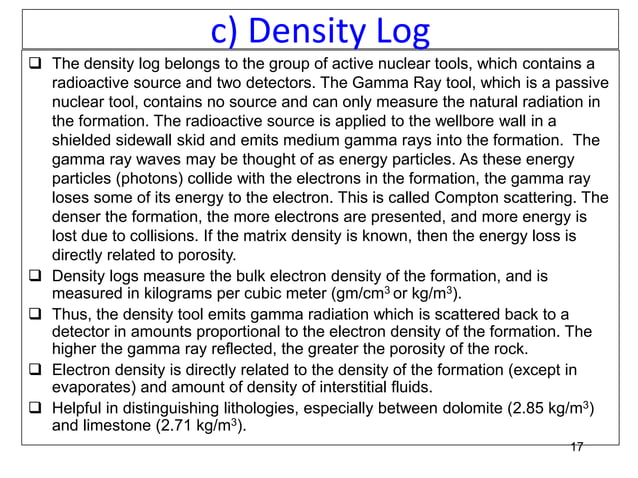 Interpreting geophysical well logs | PDF