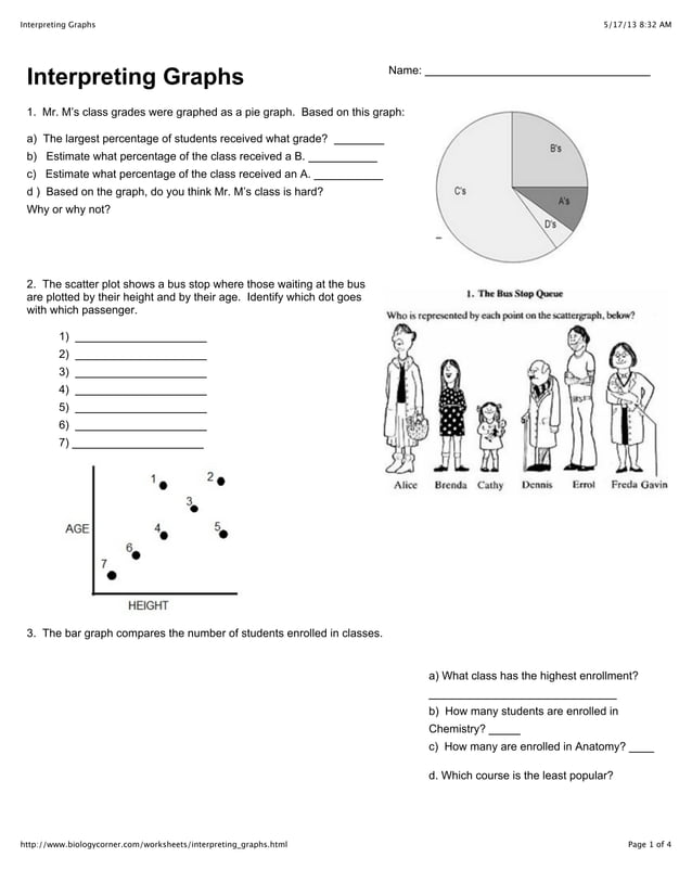 Interpreting and Analyzing Graphs using experiment data | PDF