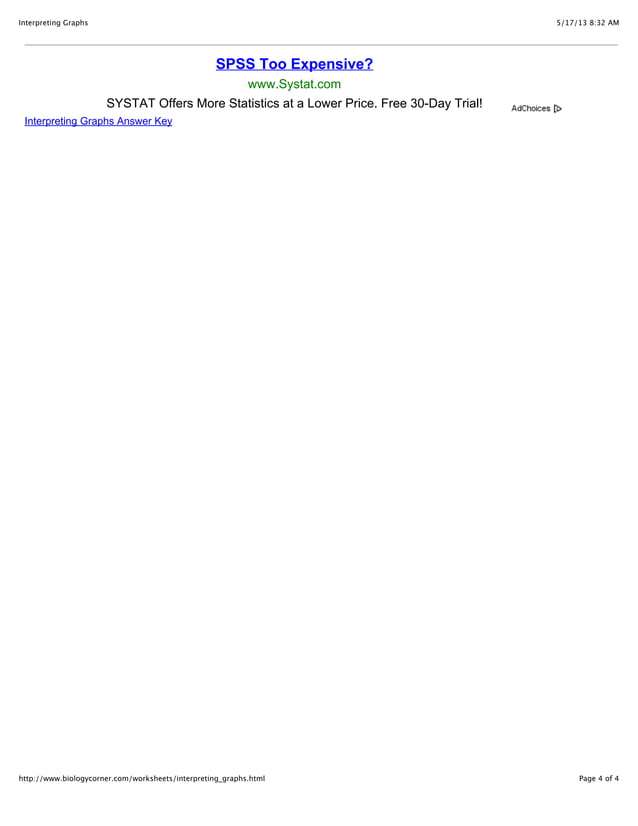 Interpreting and Analyzing Graphs using experiment data | PDF