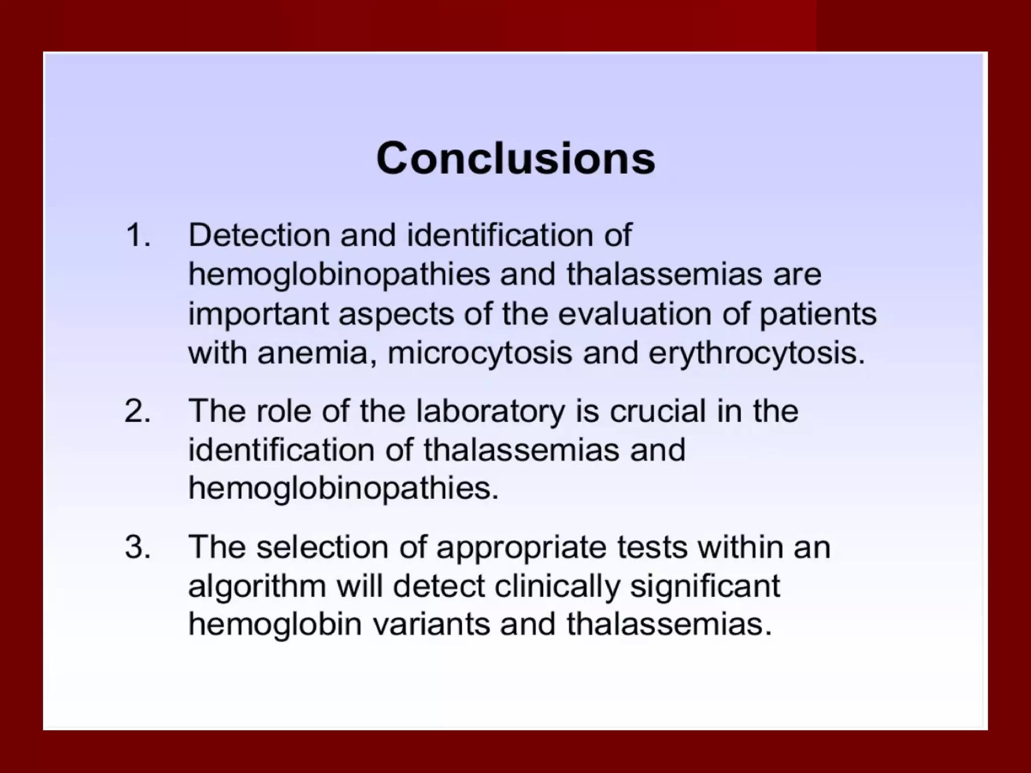 Interpreting Abnormal hemoglobin study | PPT