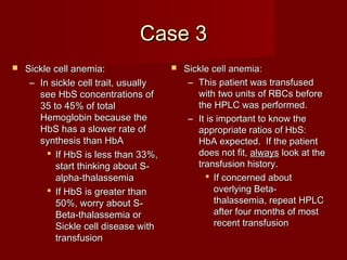 Interpreting Abnormal hemoglobin study | PPT