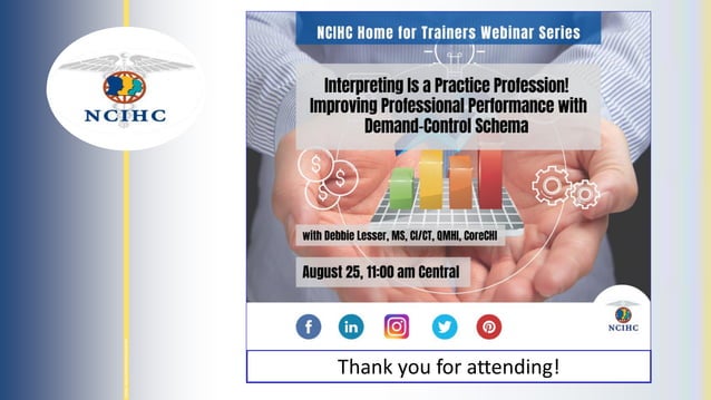 Interpreting is a Practice Profession Improving Professional Performance with Demand-Control ...