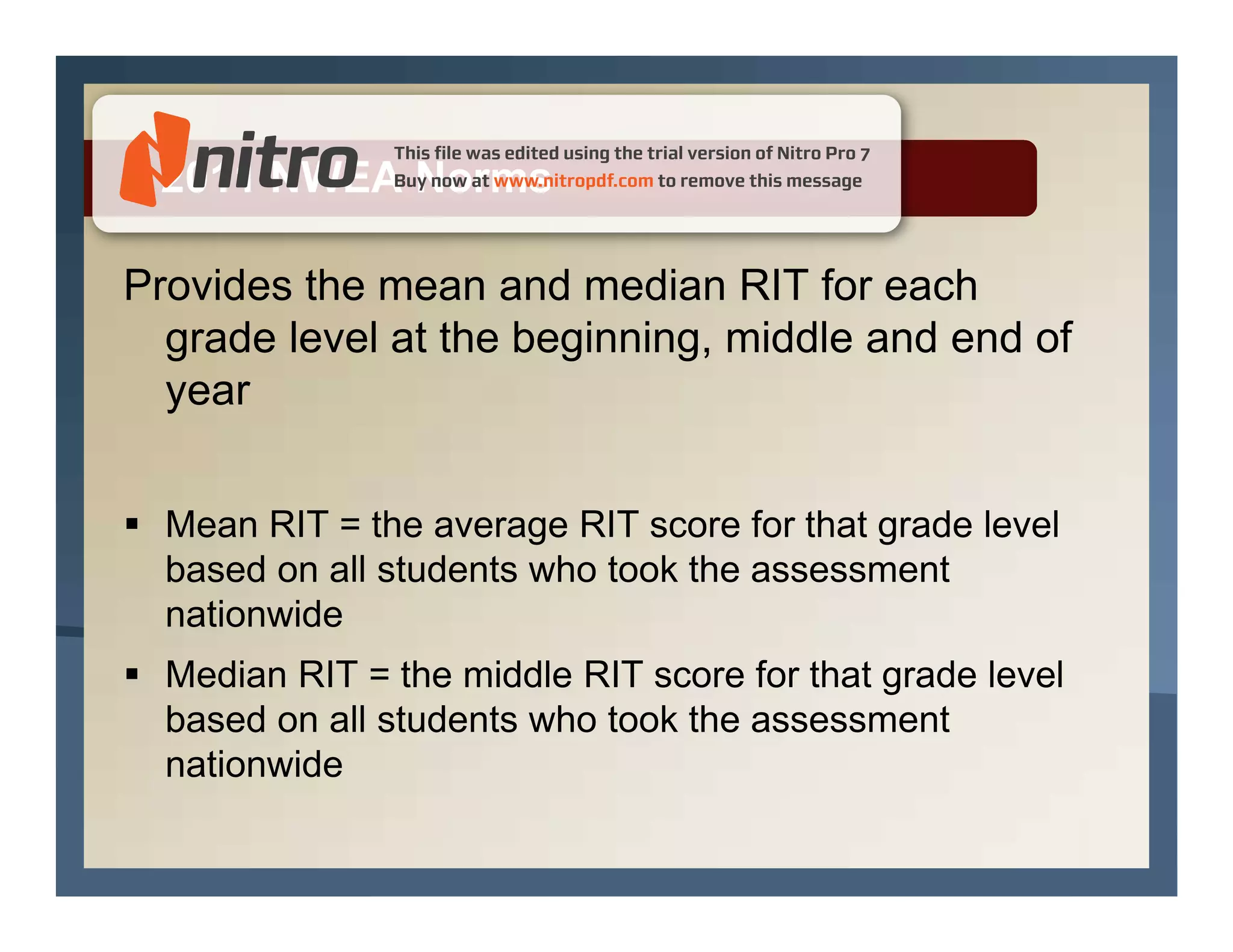 Interpreting map results for mps students | PDF