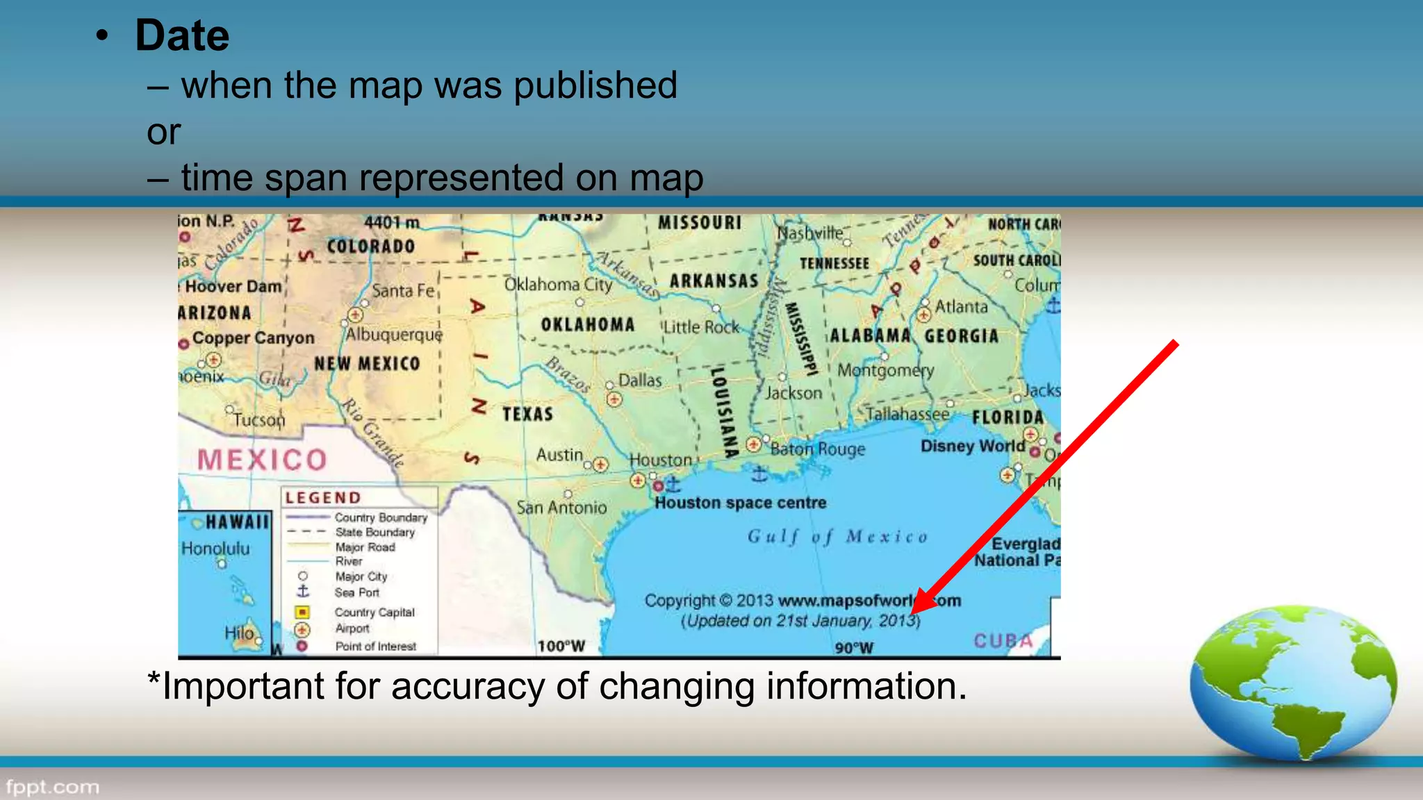 Interpreting maps | PPTX