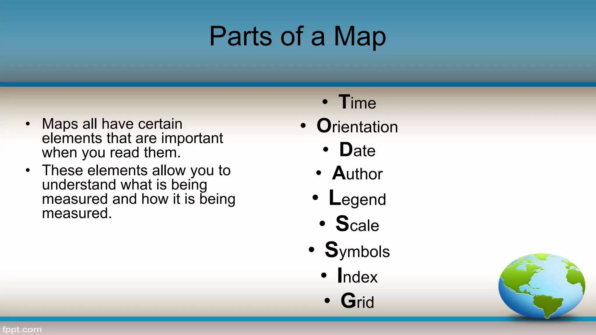 Interpreting maps | PPTX