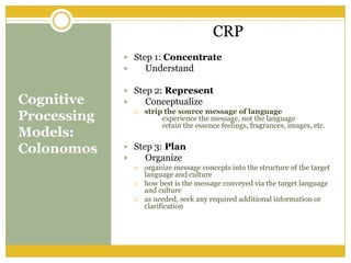 Interpreting models 2 | PPTX