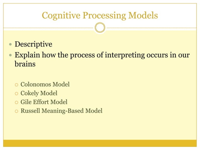 Interpreting models 3 | PPT