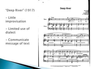 Interpreting Negro Spiritual Art Songs | PPTX
