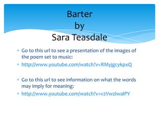 Interpreting Poetry | PPTX