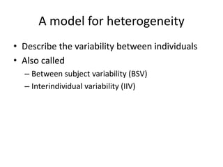Interpreting population pharmacokinetic pharmacodynamic analyses – a ...