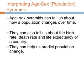 Interpreting population pyramids | PPTX