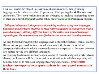 Interpreting | PPT | Business | Business and Finance