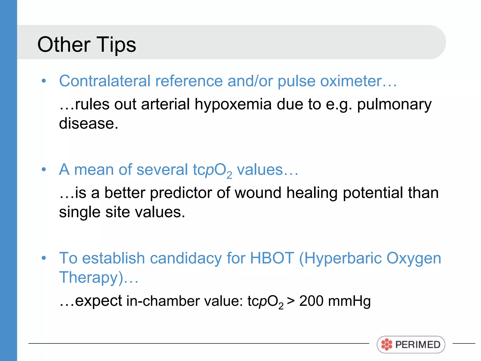 Interpreting tcpo2 curves and results | PDF