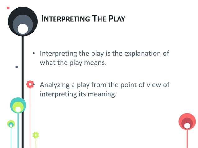 Interpreting the play | PPT