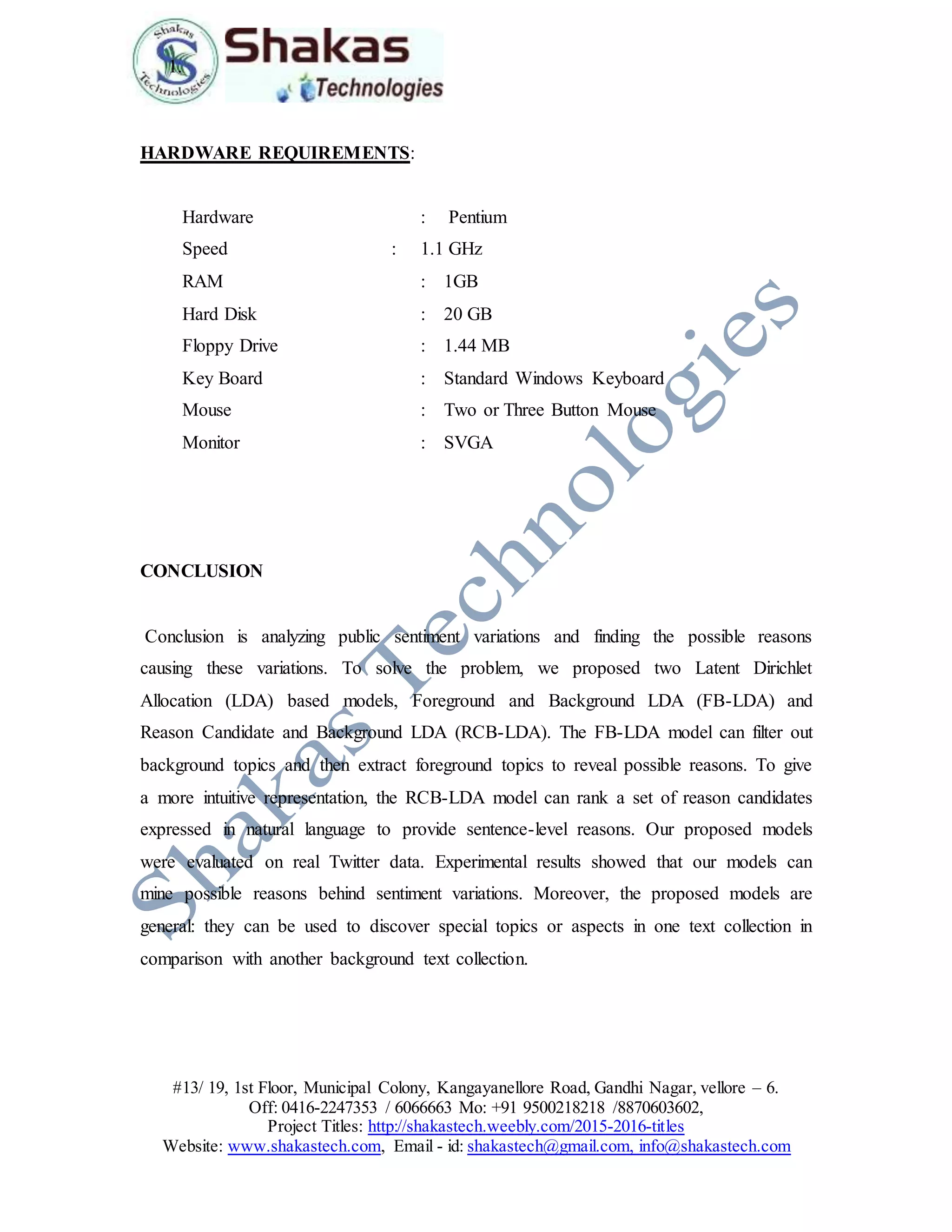 Interpreting the public sentiment variations ons on twitter | PDF