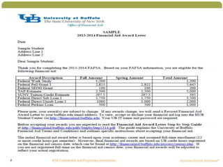 Interpreting the sar& award letters | PPTX