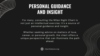 Interpreting the Secrets of Milan Night Chart | PPT