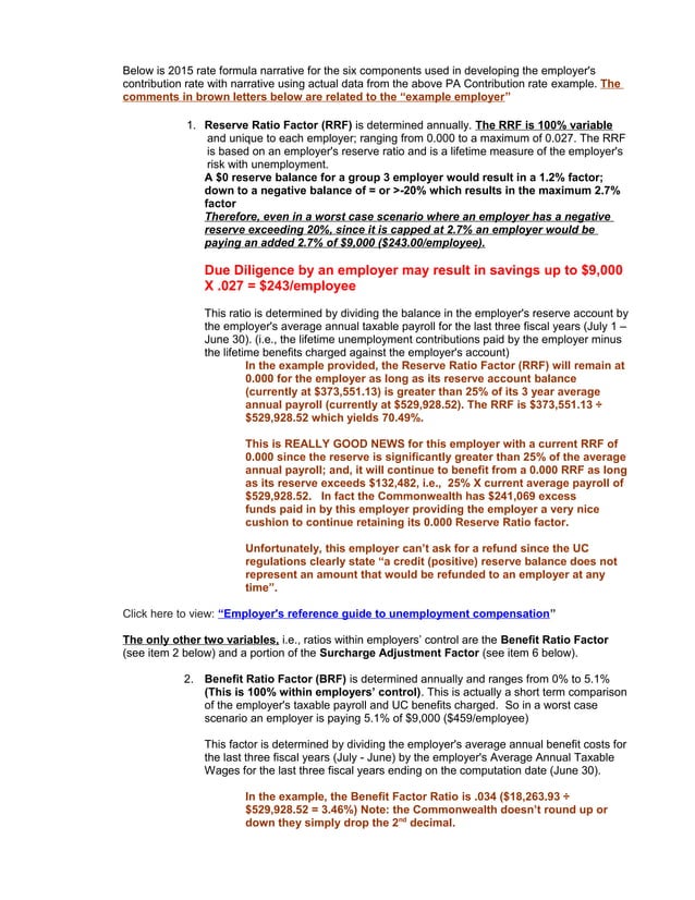 Interpreting your Pennsylvania unemployment compensation (UC ...