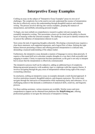 Interpretive Essay Examples.pdf