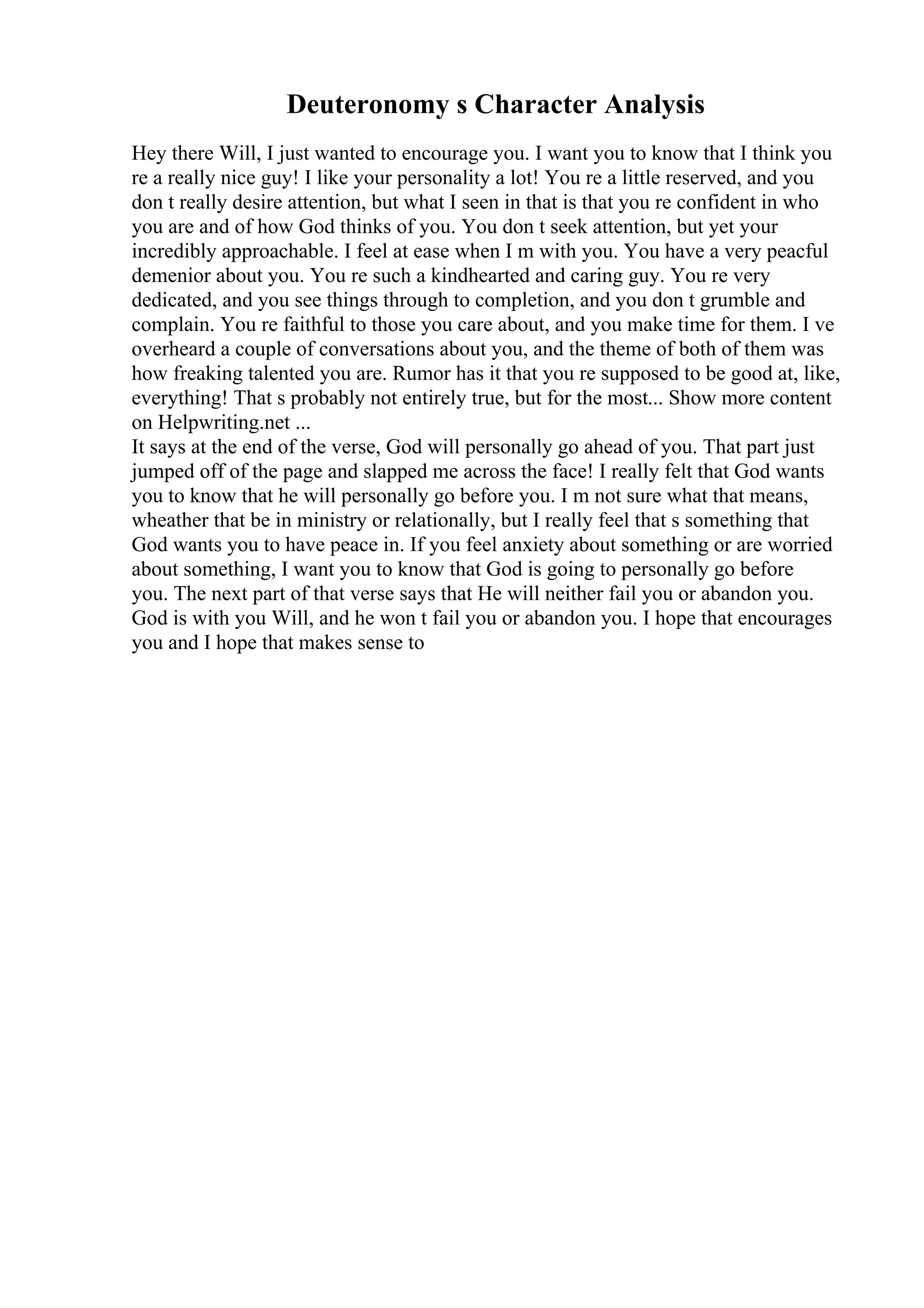 Interpretive Essay Examples | PDF