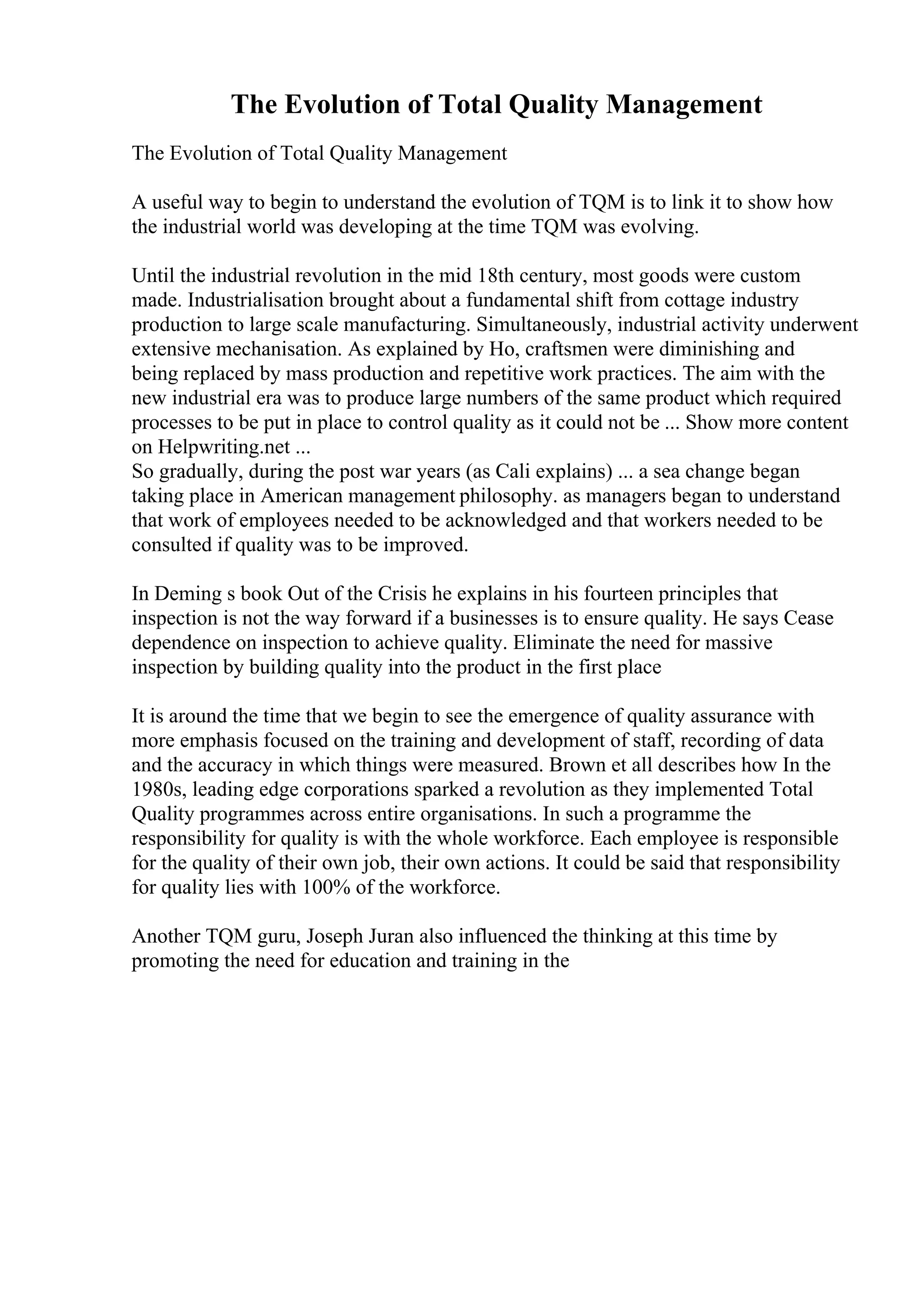 Interpretive Essay Examples | PDF