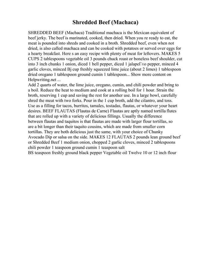 Interpretive Essay Examples | PDF