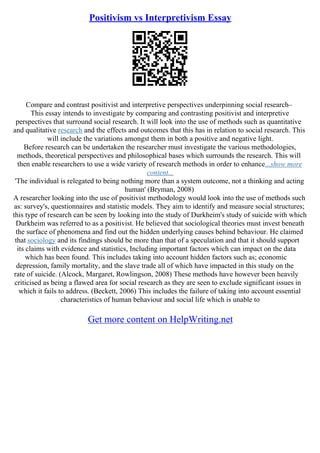 Interpretive Essay Format | PDF