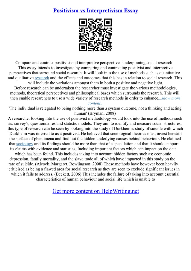 Interpretive Essay Format | PDF